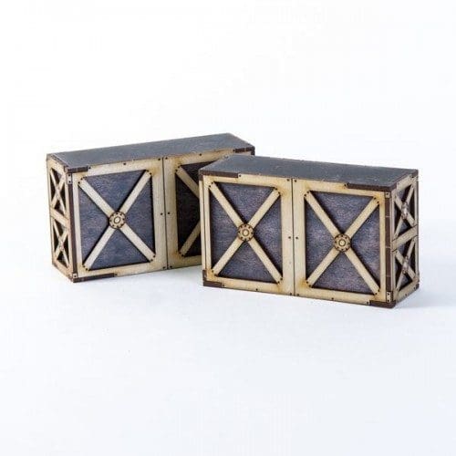 4G 28S-JES-125 Bulkhead Wall Long x2 (Gold) - BADGER GAMES