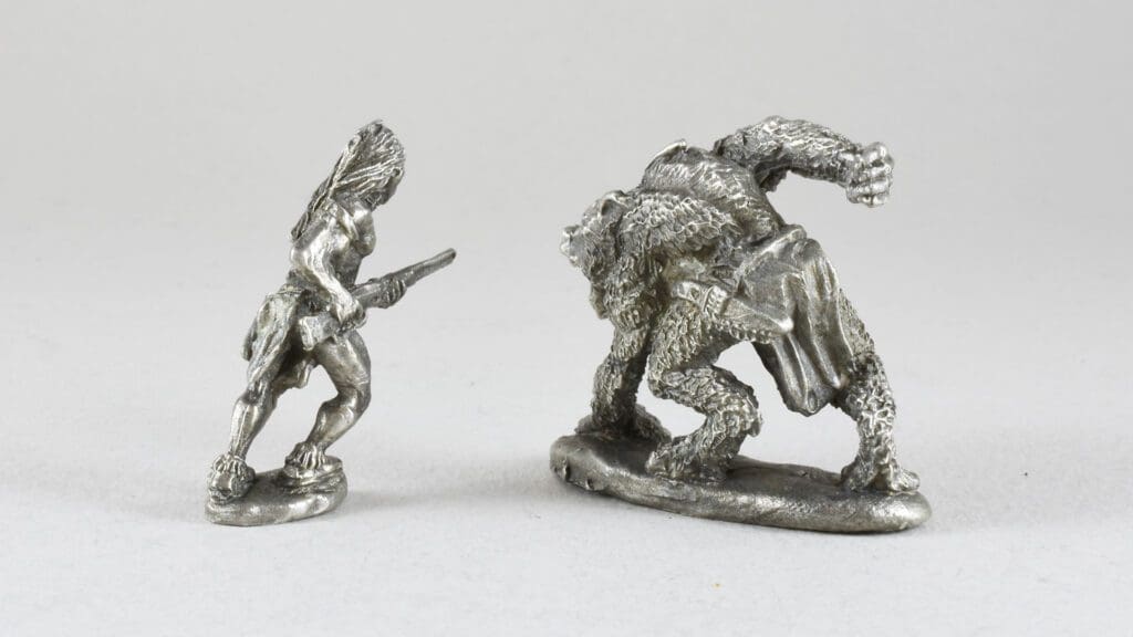 Native American Werewolf (Before & After) - BADGER GAMES