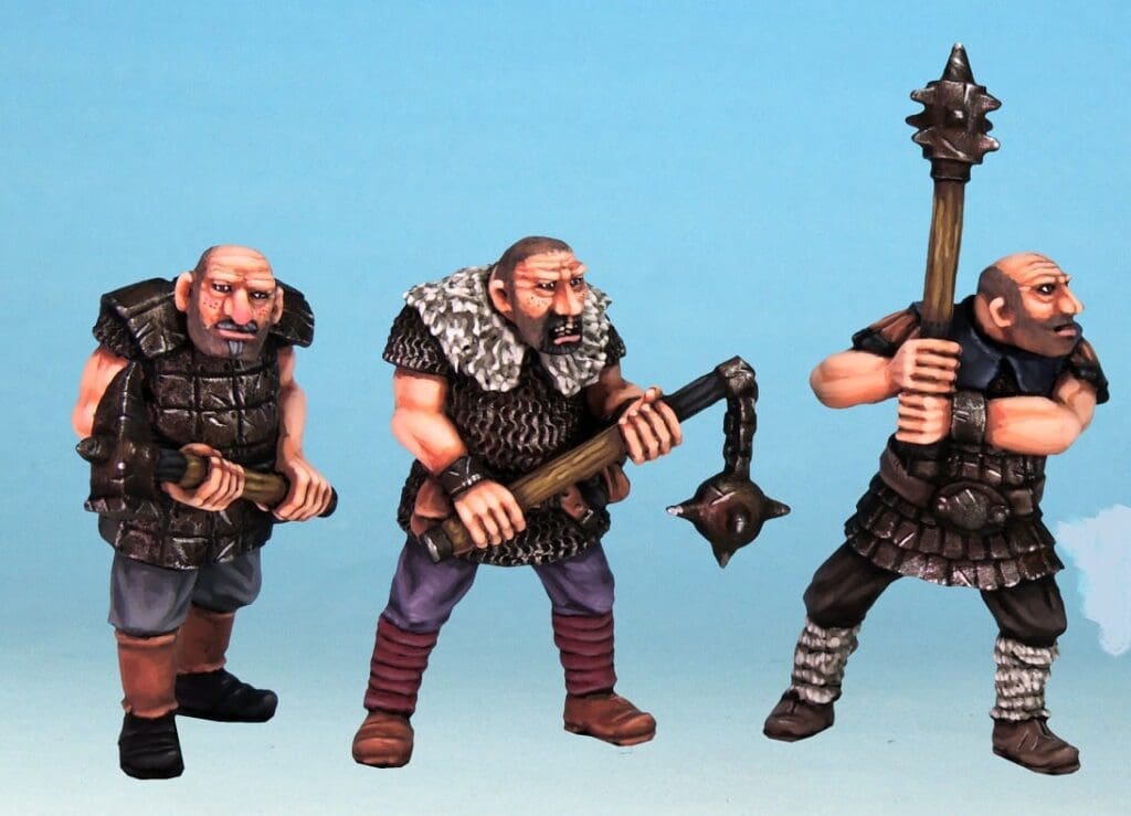 Ogres with Two Handed Weapons - BADGER GAMES