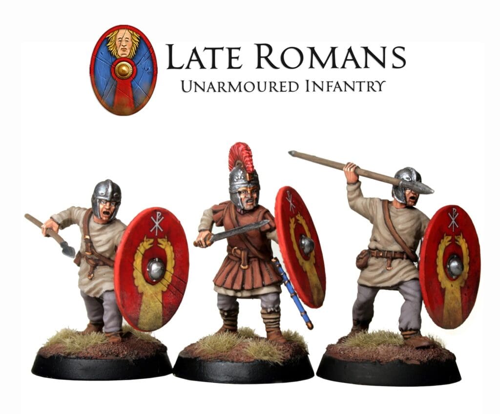 VXDA008 Late Roman Unarmoured Infantry - BADGER GAMES