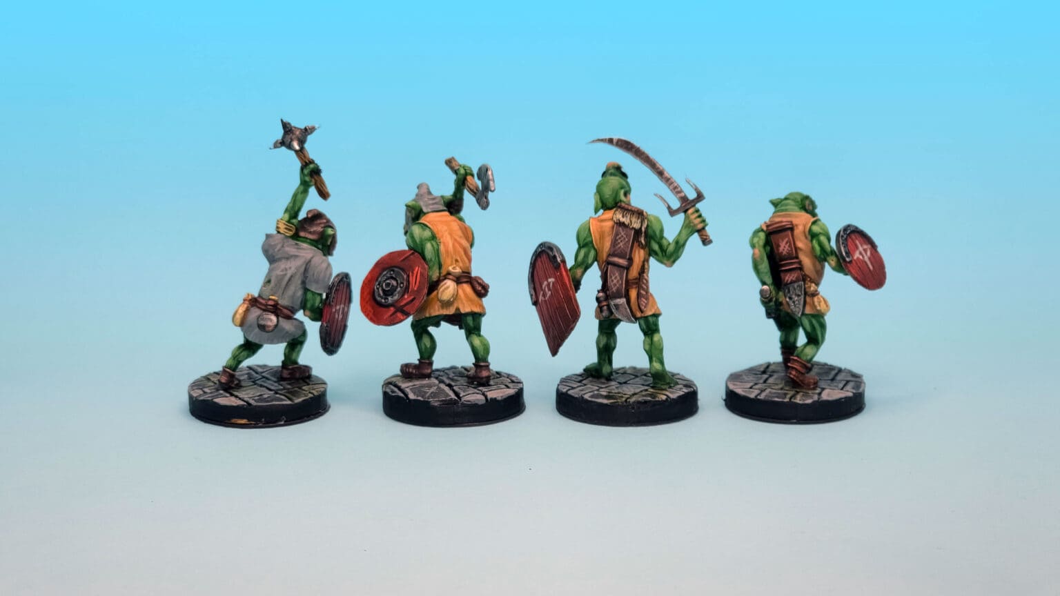 Unarmored Pig-Faced Orcs with 1-Handed Weapons - BADGER GAMES