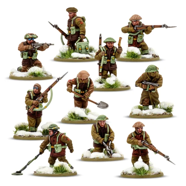 British & Canadian Infantry (Winter) Platoon - BADGER GAMES